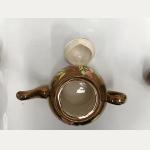 Wade of England Bronze Gold Lustre Ware Floral Tea Set | AFC