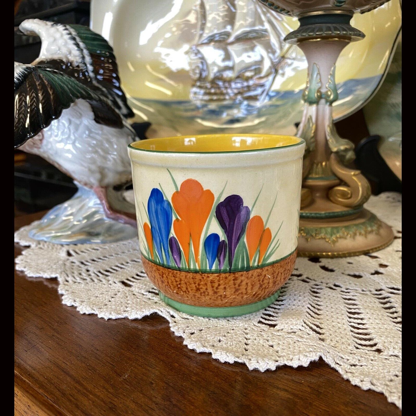 Clarice Cliff (1899 –1972) Crocus Pattern Small Fern Pot | AFC
