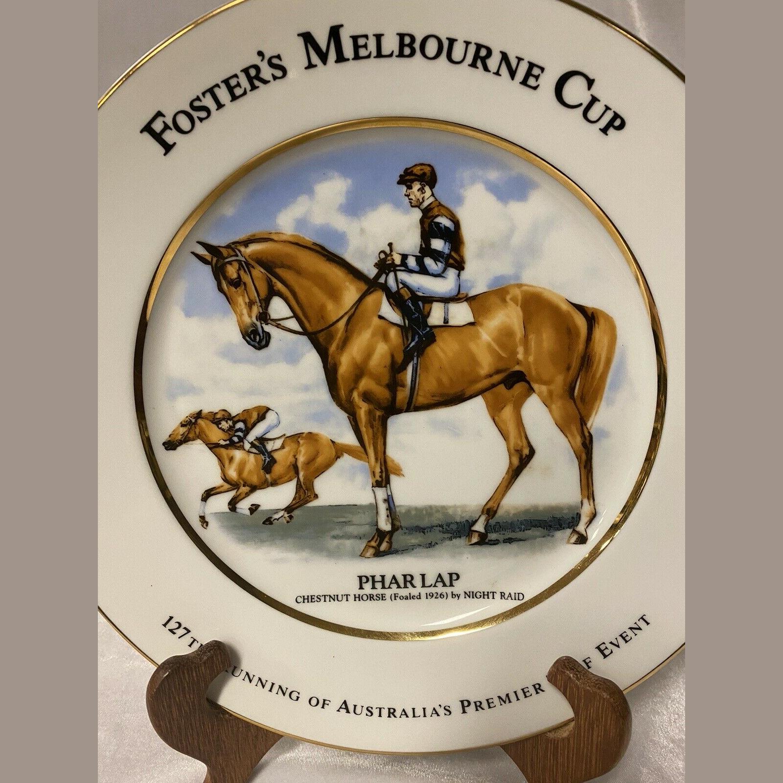 Fosters Melbourne Cup “Phar Lap” Commemorative Plate # 0871 | AFC