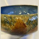 Royal Doulton Lambeth Stoneware Bowl “Autumn Natural Foliage Ware” | AFC