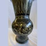 Agnete Hoy (1914-2000) Dark Brown Glazed Studio Pottery Vase | AFC