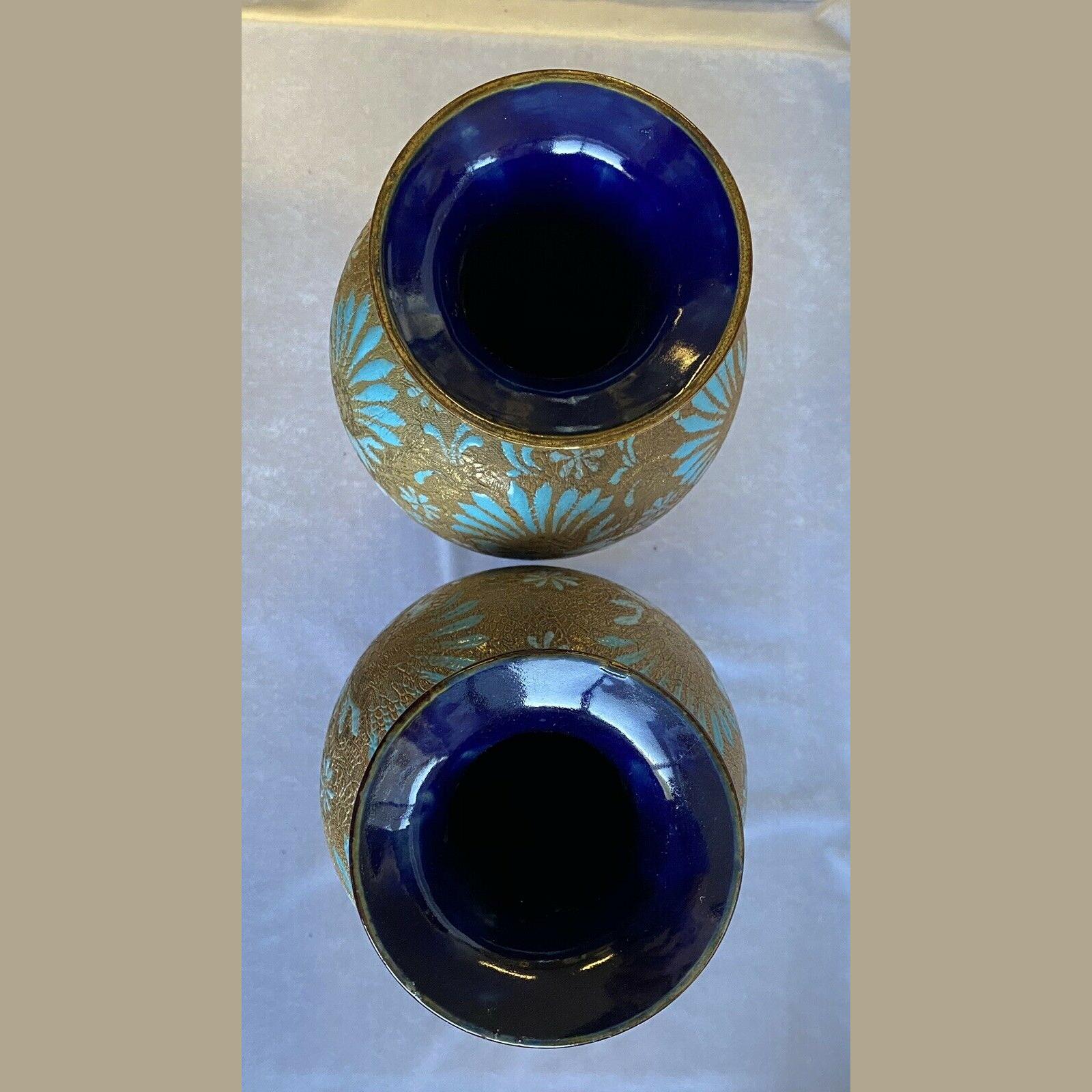 Royal Doulton Slater’s Studio Pottery Stoneware Vases c1902 | AFC