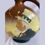 Antique Royal Doulton Kingsware Flask “Uncle Sam” White Label Whisky ...